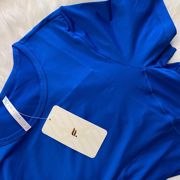 Fabletics | Tops | Fabletics Electric Blue Tee | Poshmark